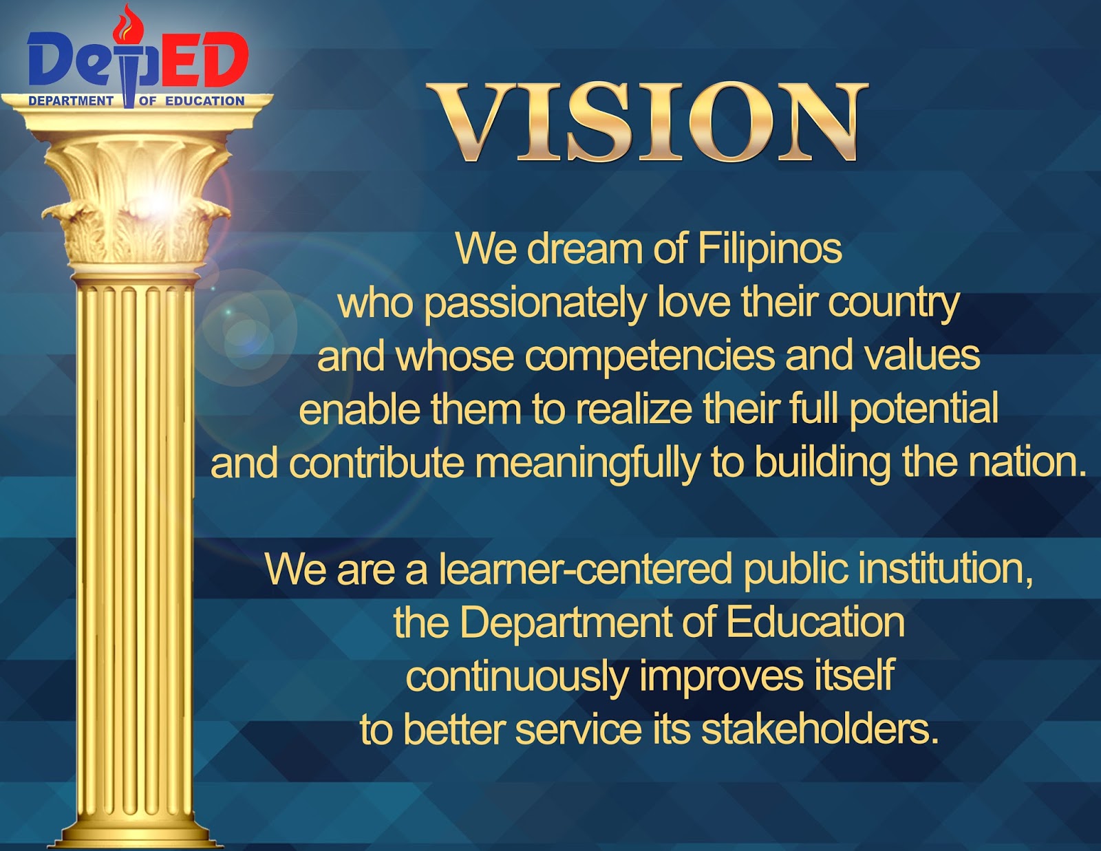 DepEd Vision | Navotas ES DepEd Vision | Navotas ES